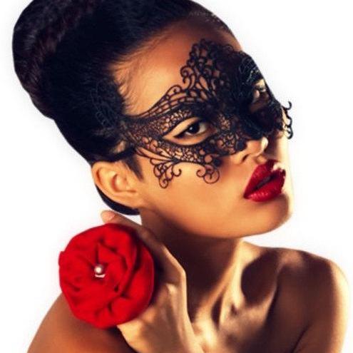 Halloween Mask Masquerade Mask Ball Mask Black Lace Mask Phantom Of The ...